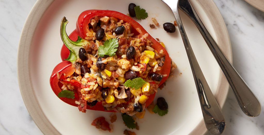 Burrito Stuffed Peppers – Michigan Bean Commission