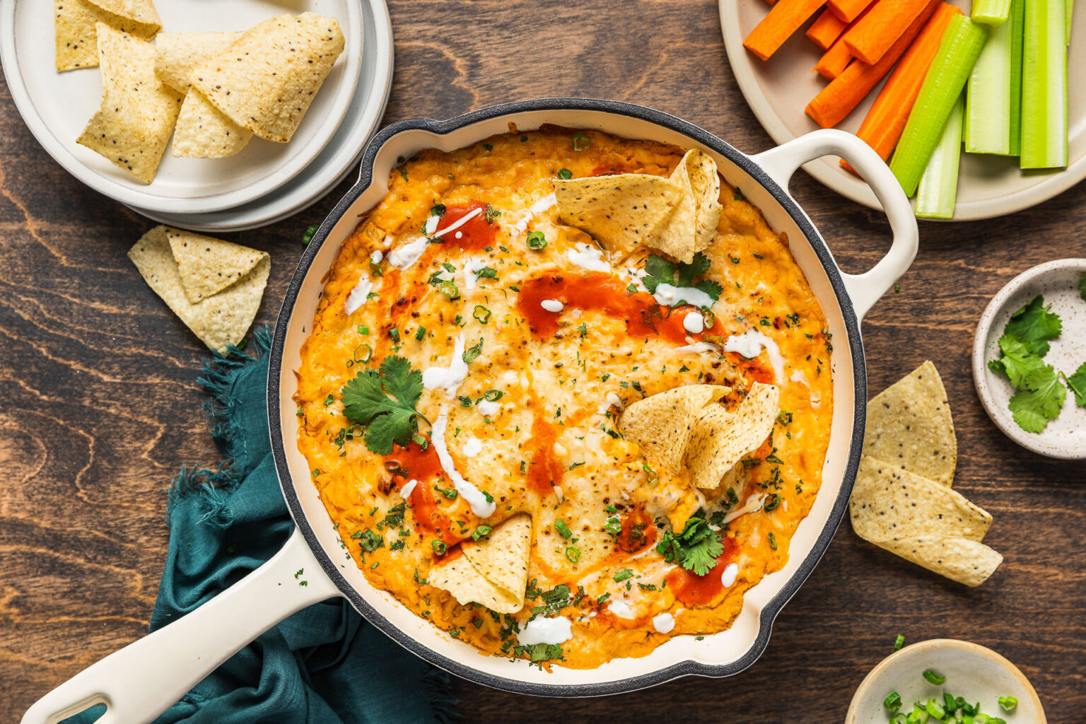 Baked Buffalo Bean Dip - Michigan Beans