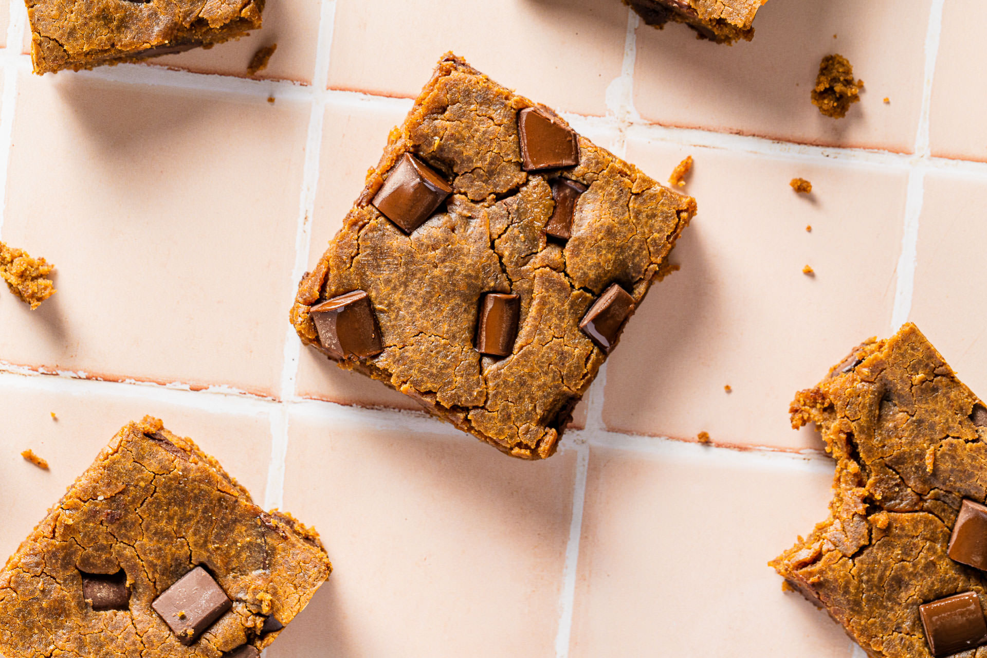 Flourless Chocolate Chunk Cookie Bars - Michigan Beans