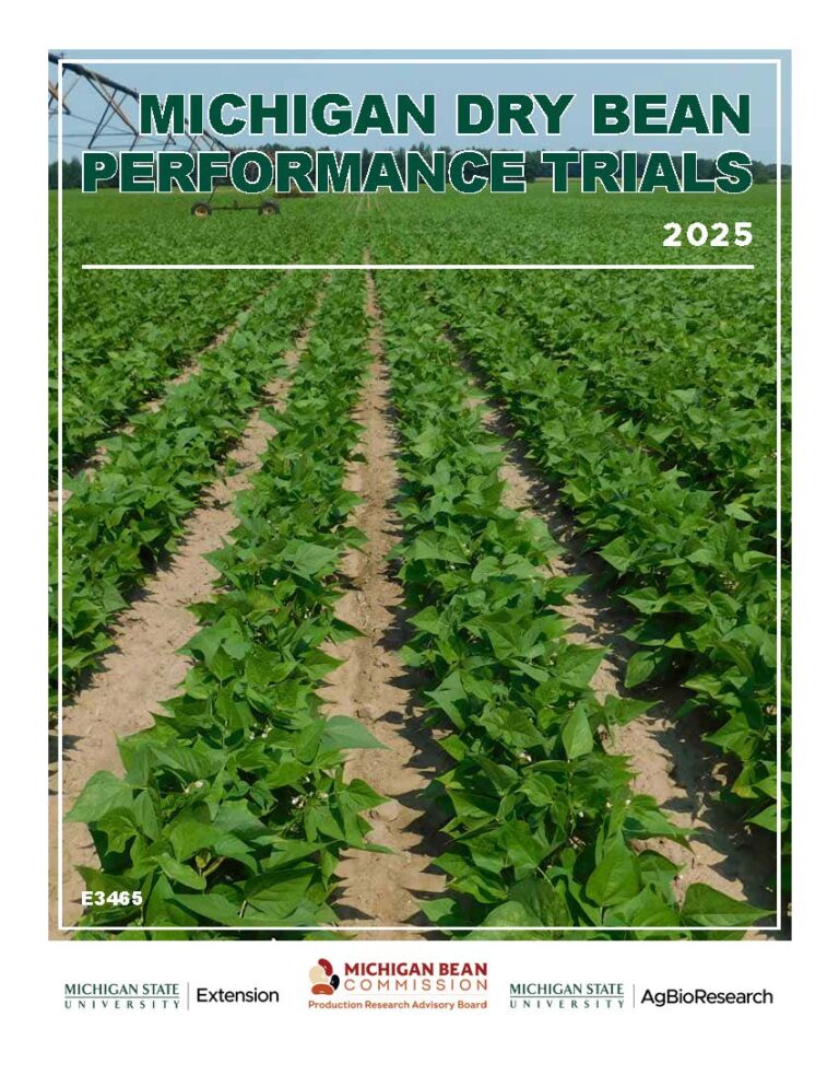 2025 Michigan Dry Bean Performance Trials Results (E3465) - Michigan Beans